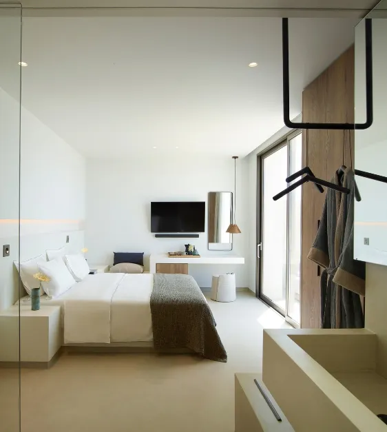 Superior Suite Pool View Private Chill Out Pool - Domes White Coast Milos